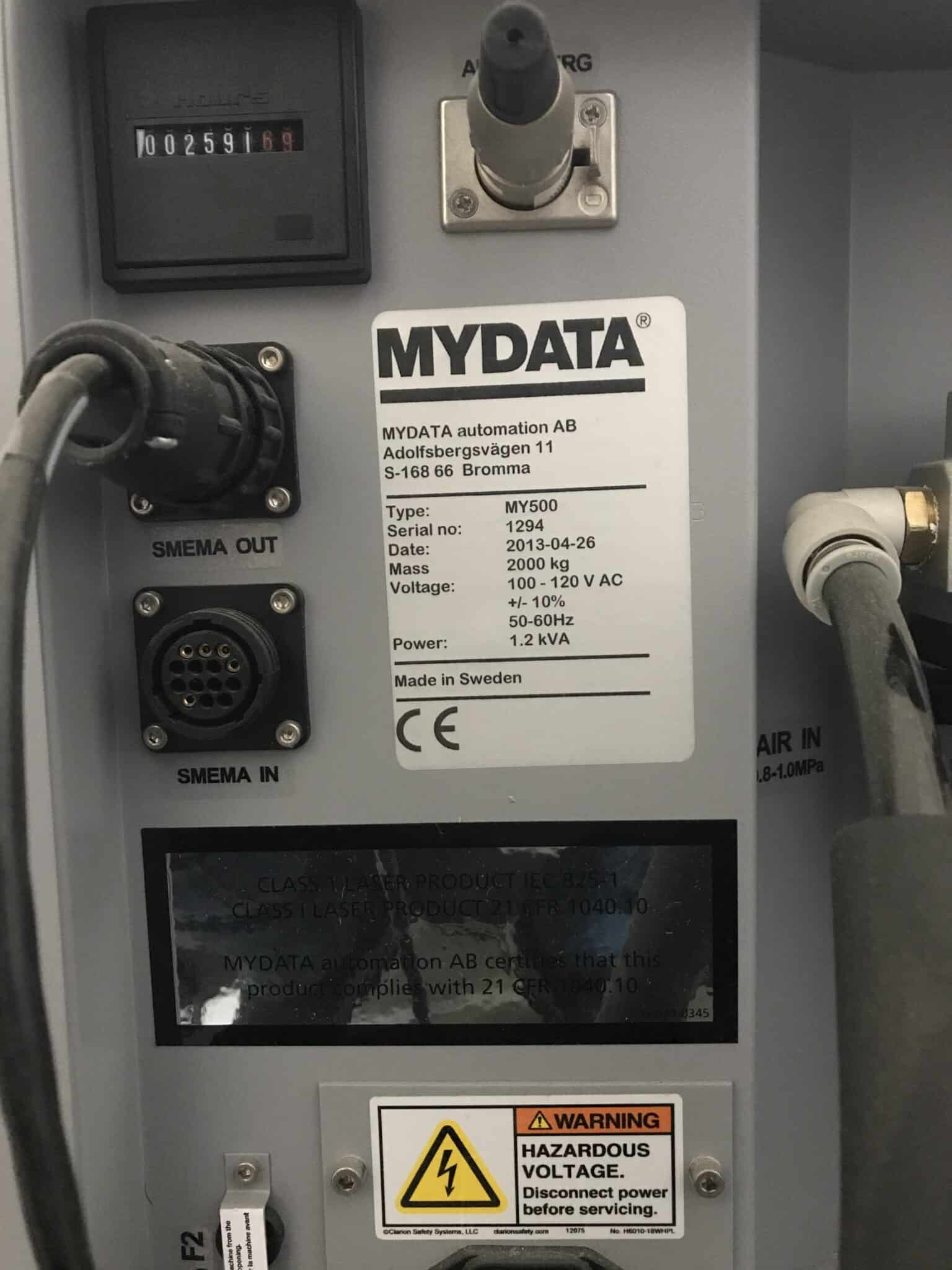 2013 Mydata MY500 Jet Printer – Baja Bid LLC