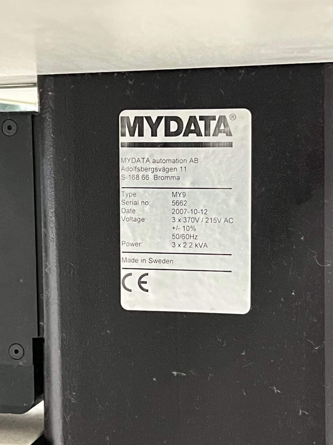 Mydata MY9E SMT Pick & Place – Baja Bid LLC