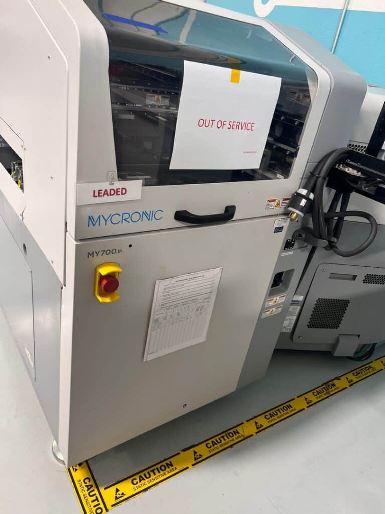 2017 Mycronic MY700 Jet Printer – Baja Bid LLC
